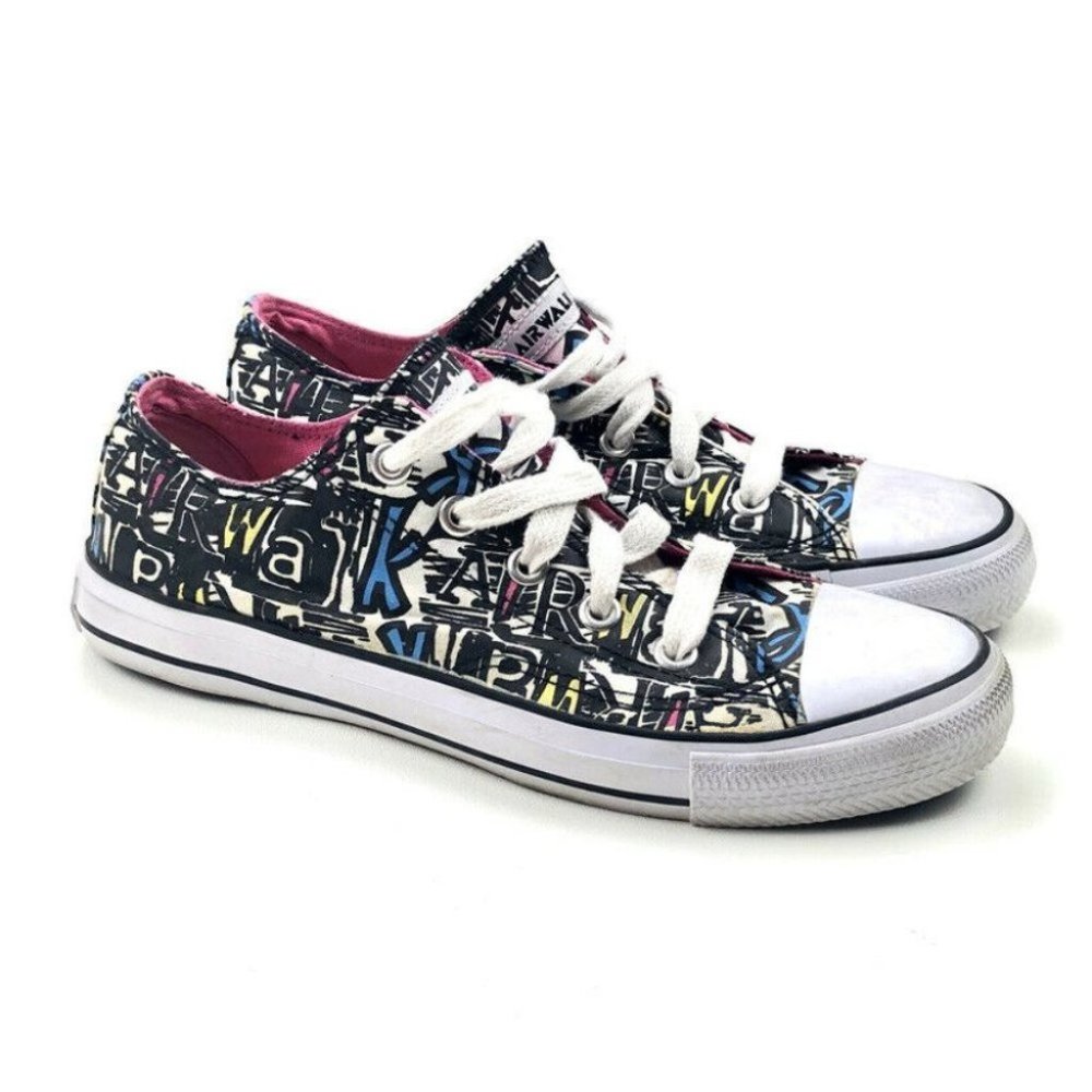 Airwalk Graffiti 90’s Vtg Canvas Splash Sneakers - Gem